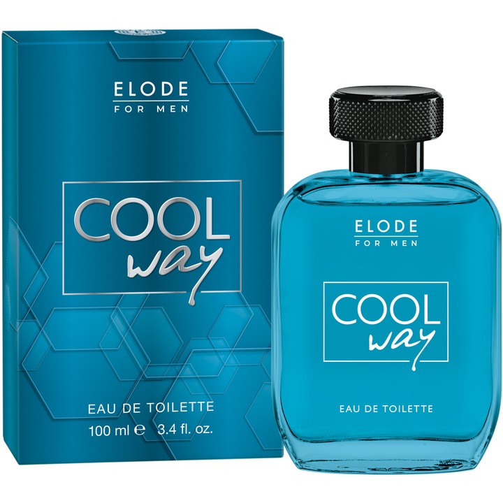 Apa de toaleta Elode Cool Way, barbati 100 ml - eMAG.ro