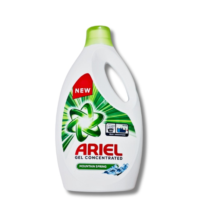 Detergent lichid automat Ariel Mountain Spring gel concentrated 5775 ml ...