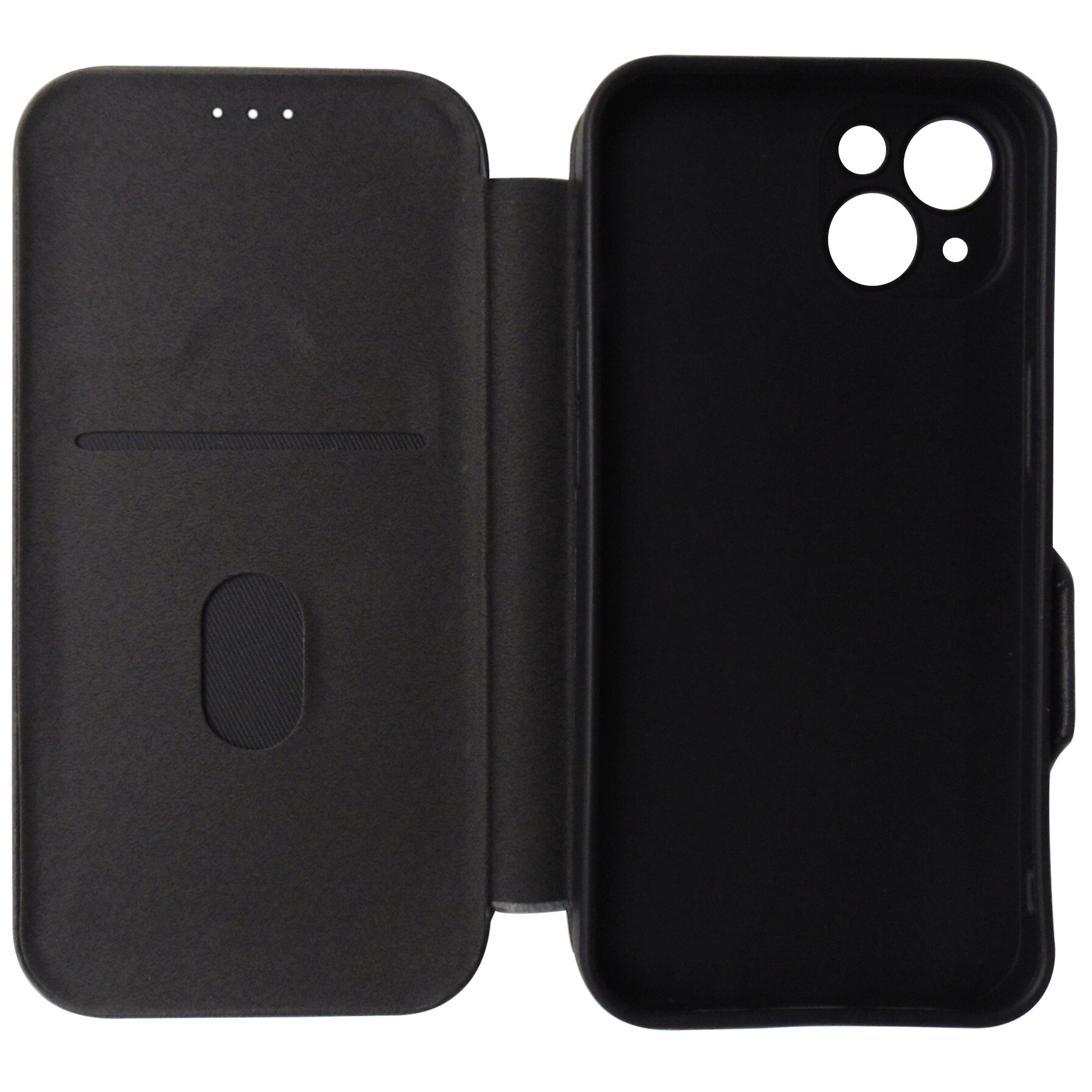 Husa tip carte cu stand Techsuit neagra pentru Apple iPhone 13 - eMAG.ro