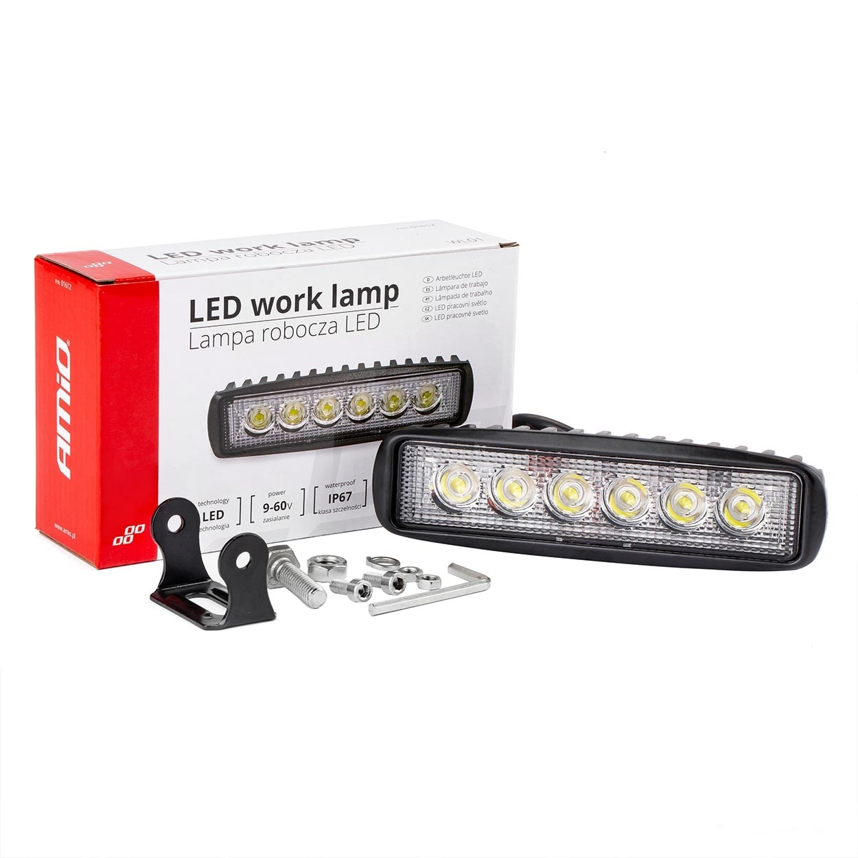 LED осветителна лампа 12-24V 18W, 160x43x42mm - eMAG.bg