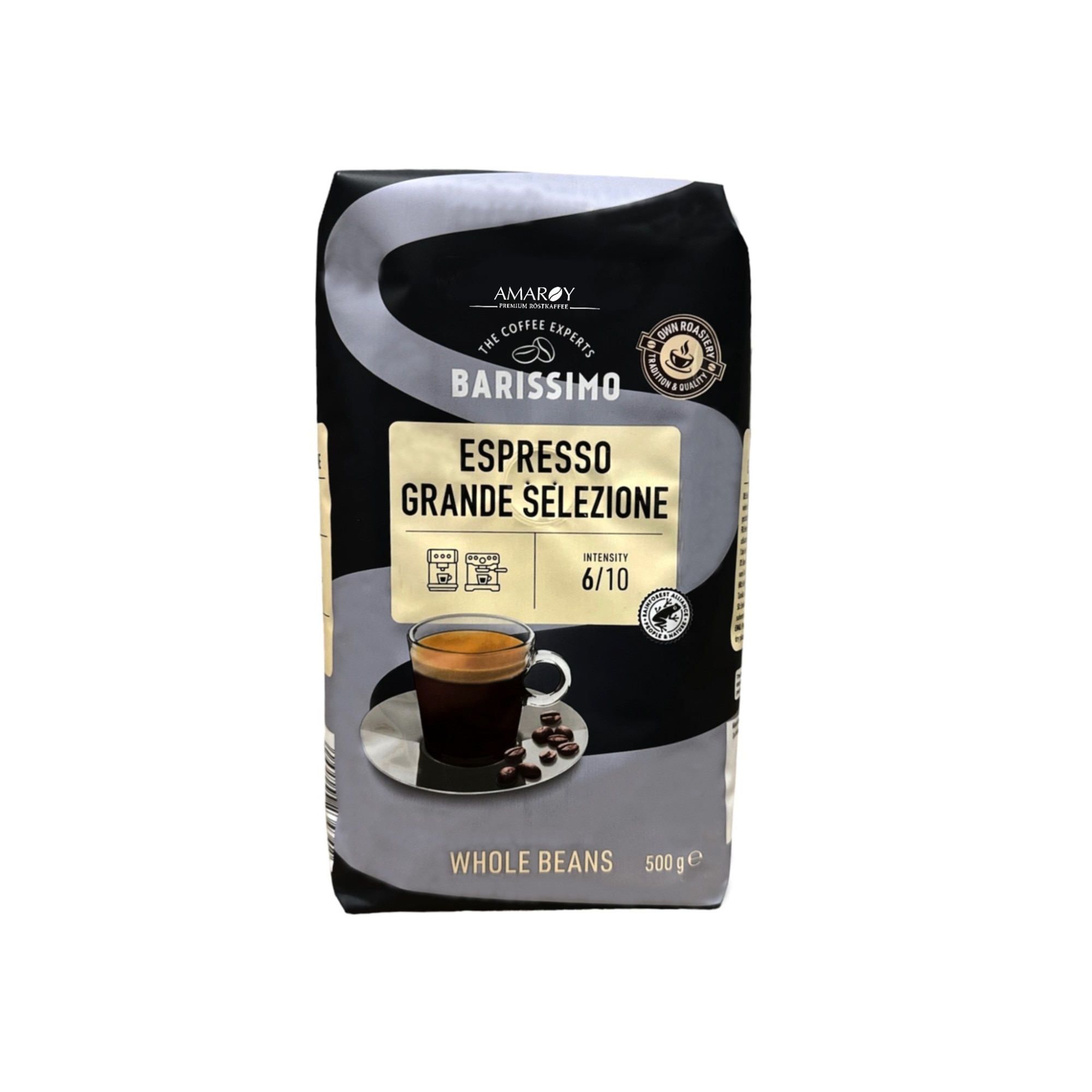 Cafea boabe, Amaroy Barissimo Espresso Grande Selezione, 500 g - eMAG.ro