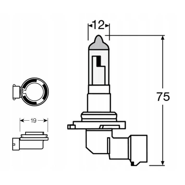 Bec Auto Far Halogen, H11, Lumina Alba, 12V, 55W, E4, Albastru - eMAG.ro