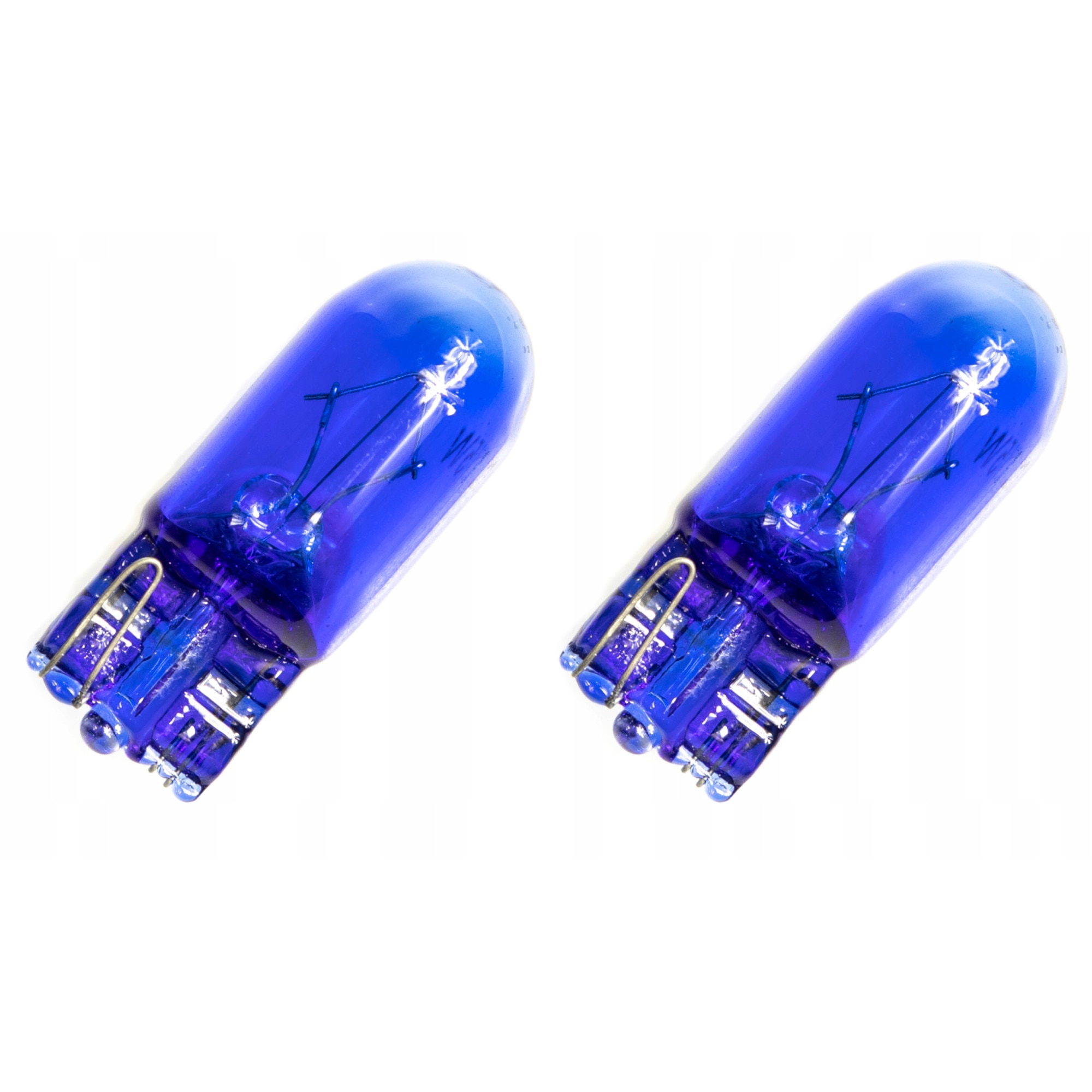 Set 4 Becuri Auto, 2x H1 2x W5W, 12V, 55W, E4, Lumina Alba, Albastru ...