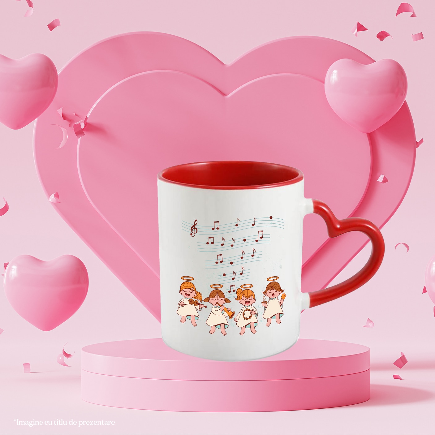 Cana Cu Ingeri, Cor, Instrumente Muzicale, Cantec, Multicolor 330 ml ...