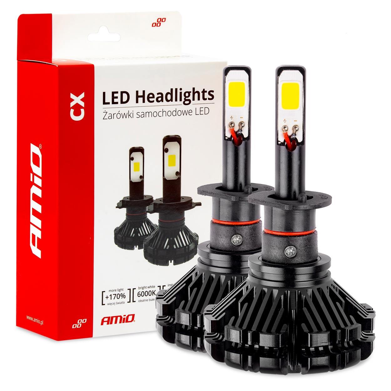 Set becuri auto LED H1 CX 6000K - eMAG.ro