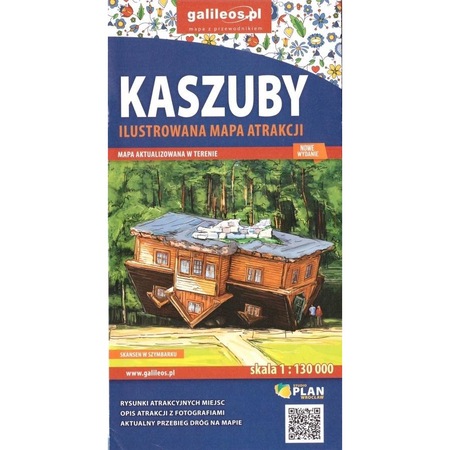 Kaszuby. Ilustrowana mapa atrakcji 1:130 000, Plan, 2020, Limba poloneza - eMAG.ro