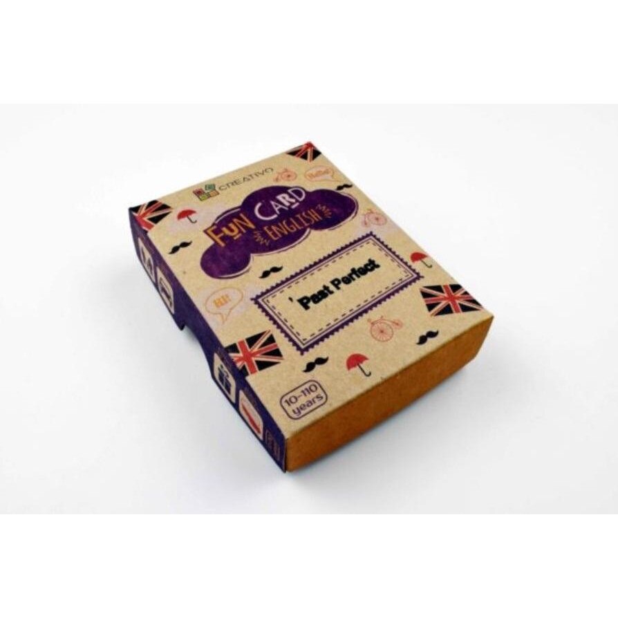 Joc Fun Card English Past Perfect, CREATIVO, Carton, Multicolor - eMAG.ro