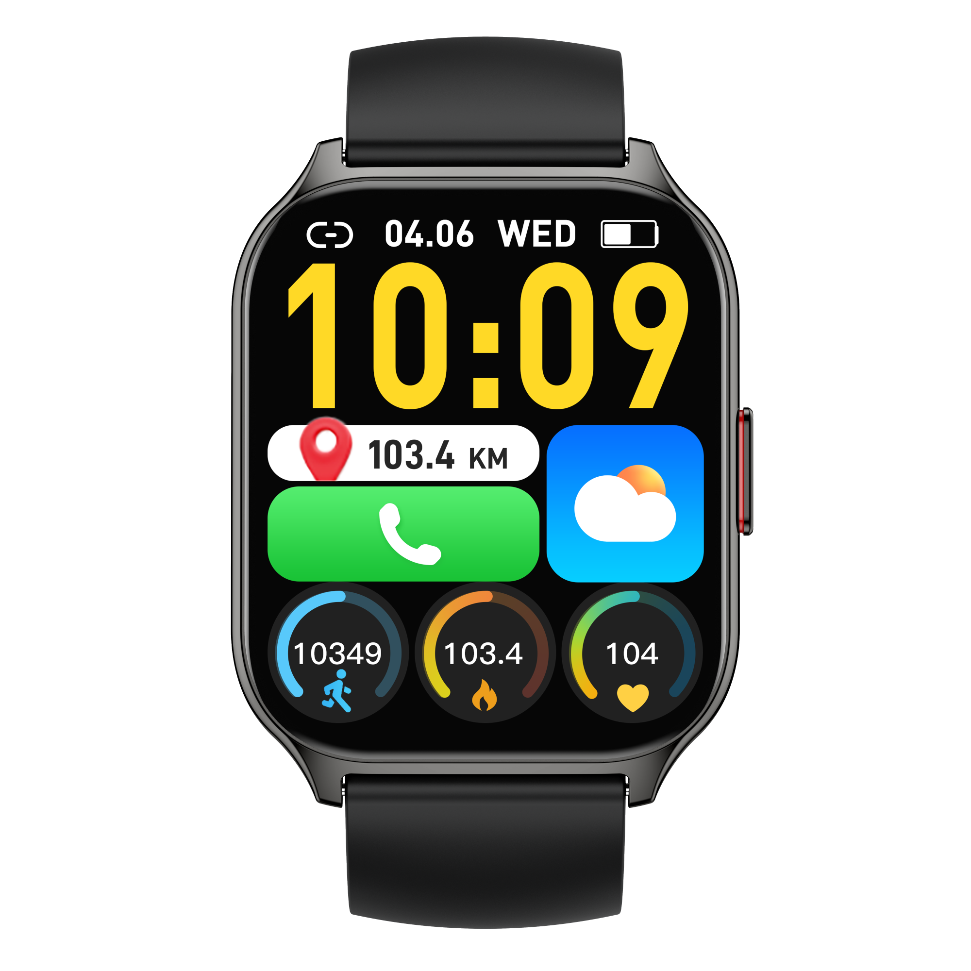 Ceas SmartWatch ZonStyle™ Fit idealSTORE, Ecran Tactil 2,01, Android ...