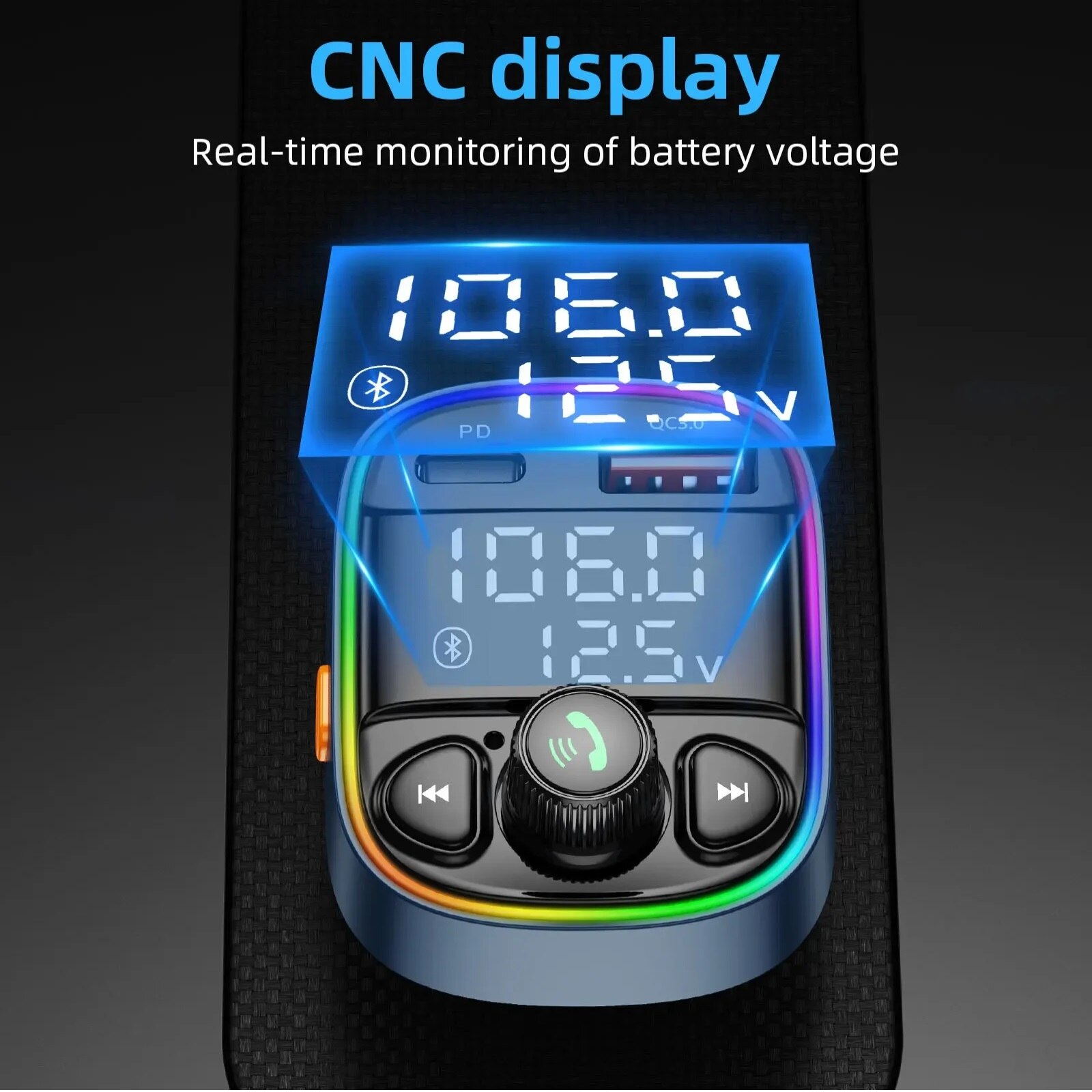 Modulator, Hands Free, Transmitator Masina, Car Kit, FM Bluetooth 5.0 ...