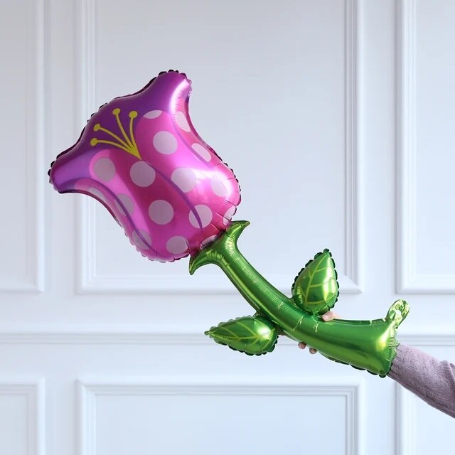 Balon folie floare, It's Party Time, 92 cm - eMAG.ro