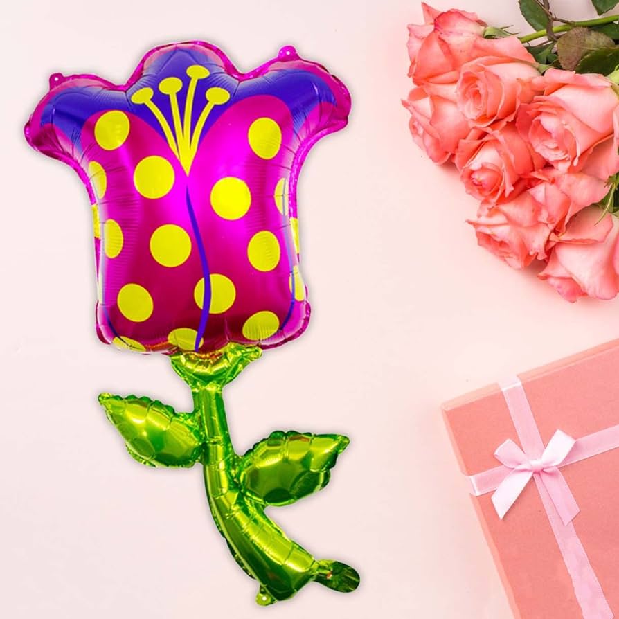 Balon folie floare, It's Party Time, 92 cm - eMAG.ro