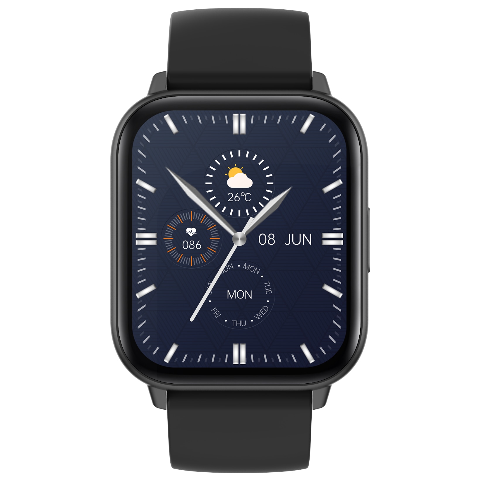 Smartwatch idealSTORE Saphir®Vision, Apel Bluetooth, Ecran HD Curbat 1 ...