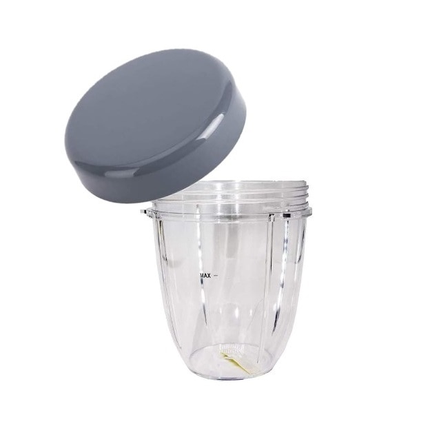Pahar mic cu capac standard, compatibil NutriBullet 600W - 900W ...