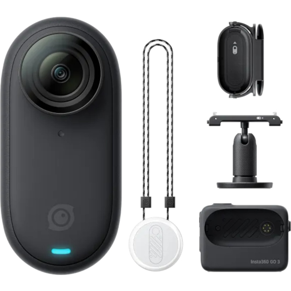 Camera Insta360 GO 3, 64GB, Wi-Fi, Bluetooth, Standalone Black - eMAG.ro