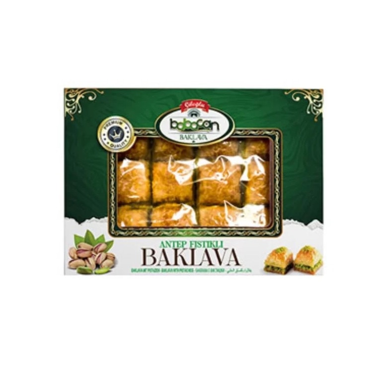 Baklava Desert turcesc cu fistic Babacan 350g - eMAG.ro