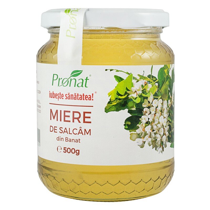 Set 2 x Miere de Salcam, Pronat, 500 g - eMAG.ro
