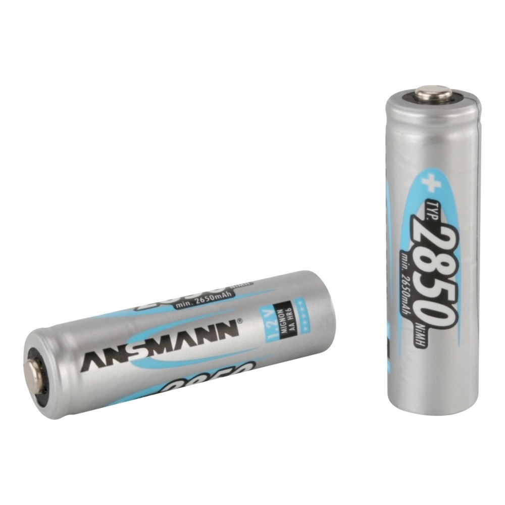 Акумулаторни батерии Ansmann, AA, 2850 mAh, 2 броя - eMAG.bg