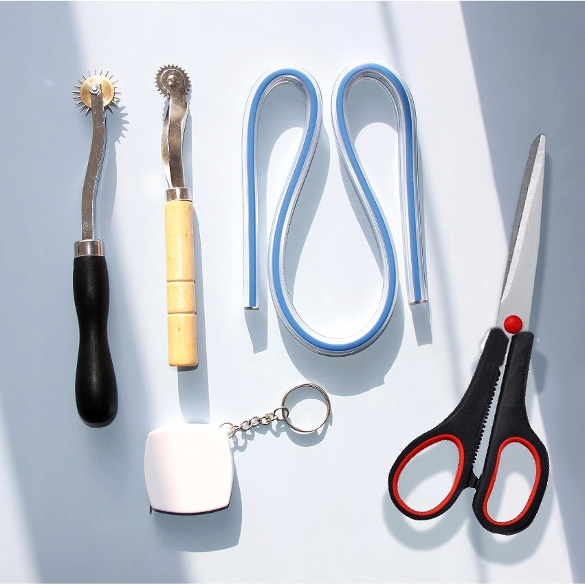 Set 15 instrumente masurat rigla croitorie, Pentru sabloane de cusut ...