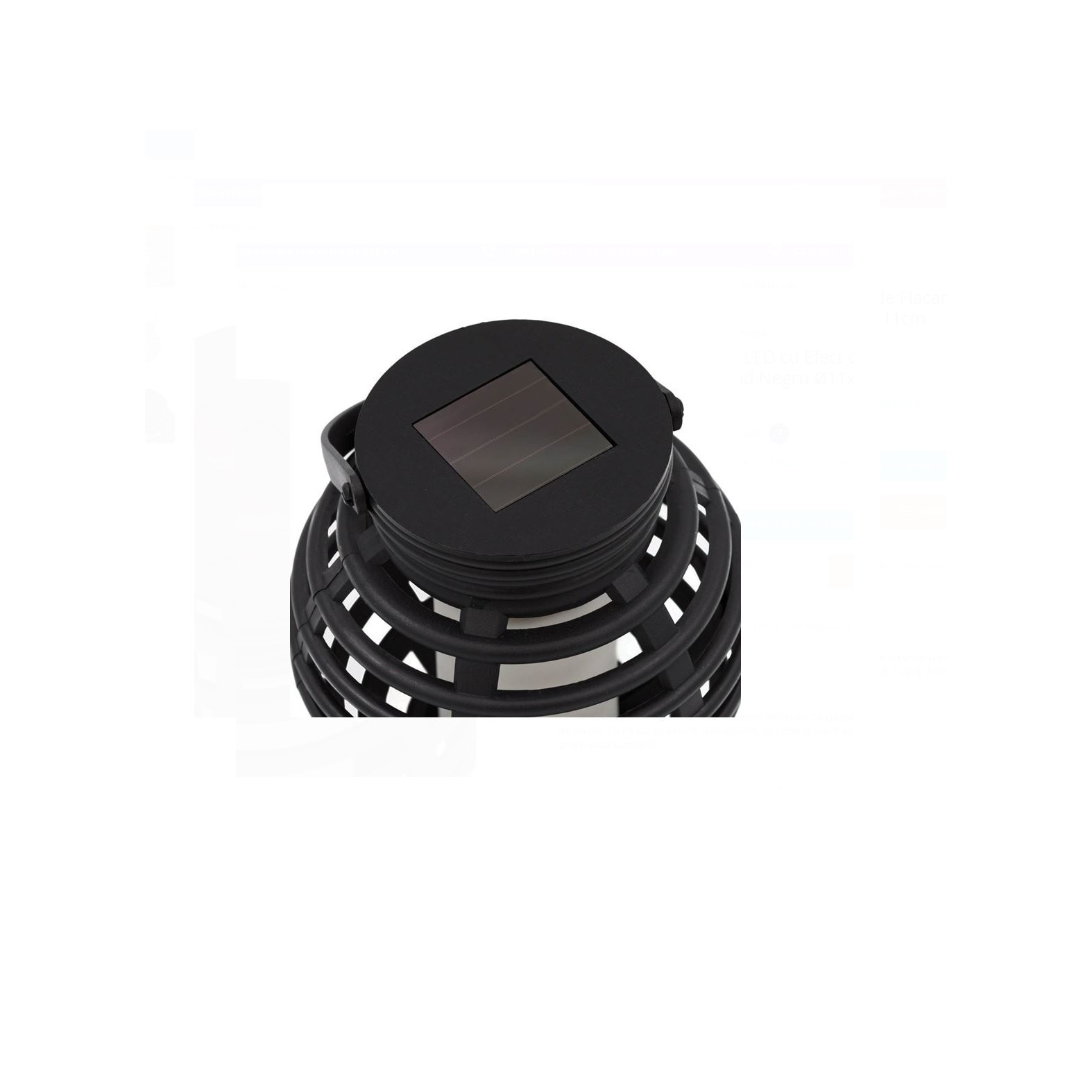 Set 6 felinare solare LED pentru gradina sau terasa, cu maner pentru ...