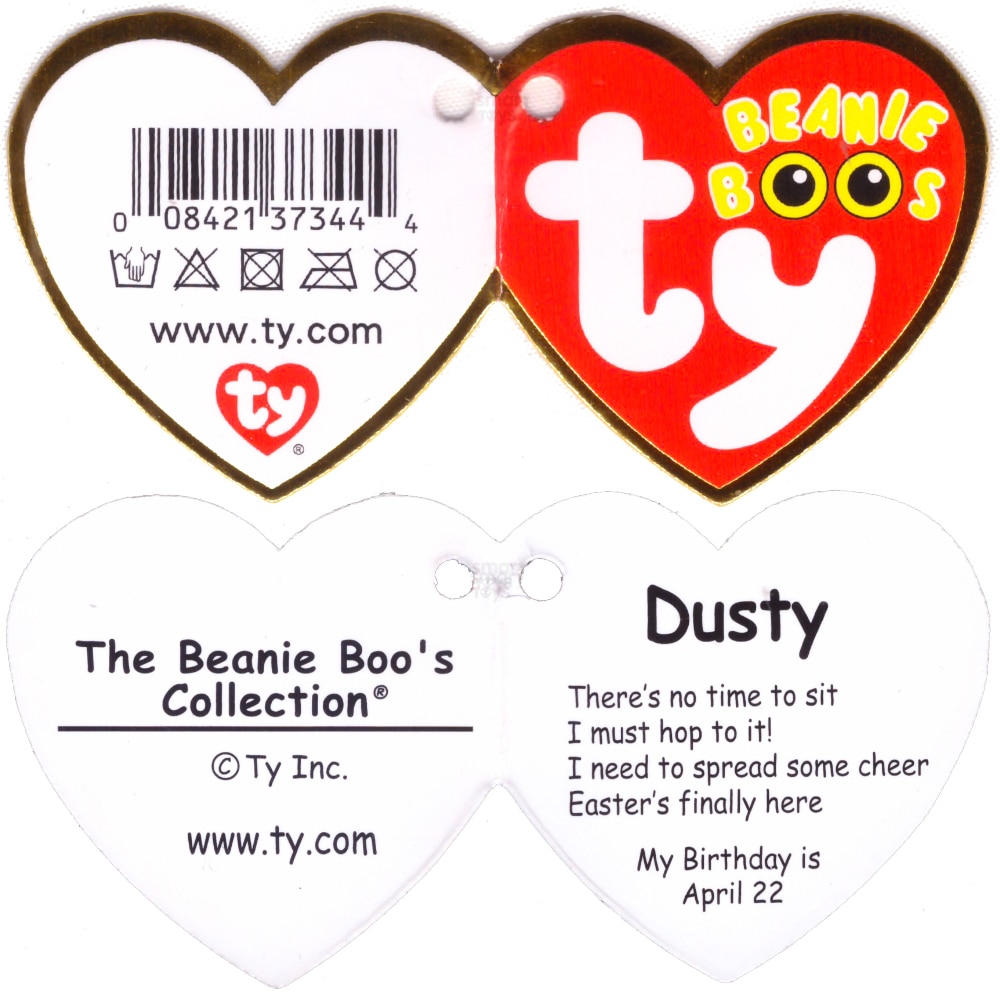 Плюшено зайче DUSTY 15 см Ty - eMAG.bg