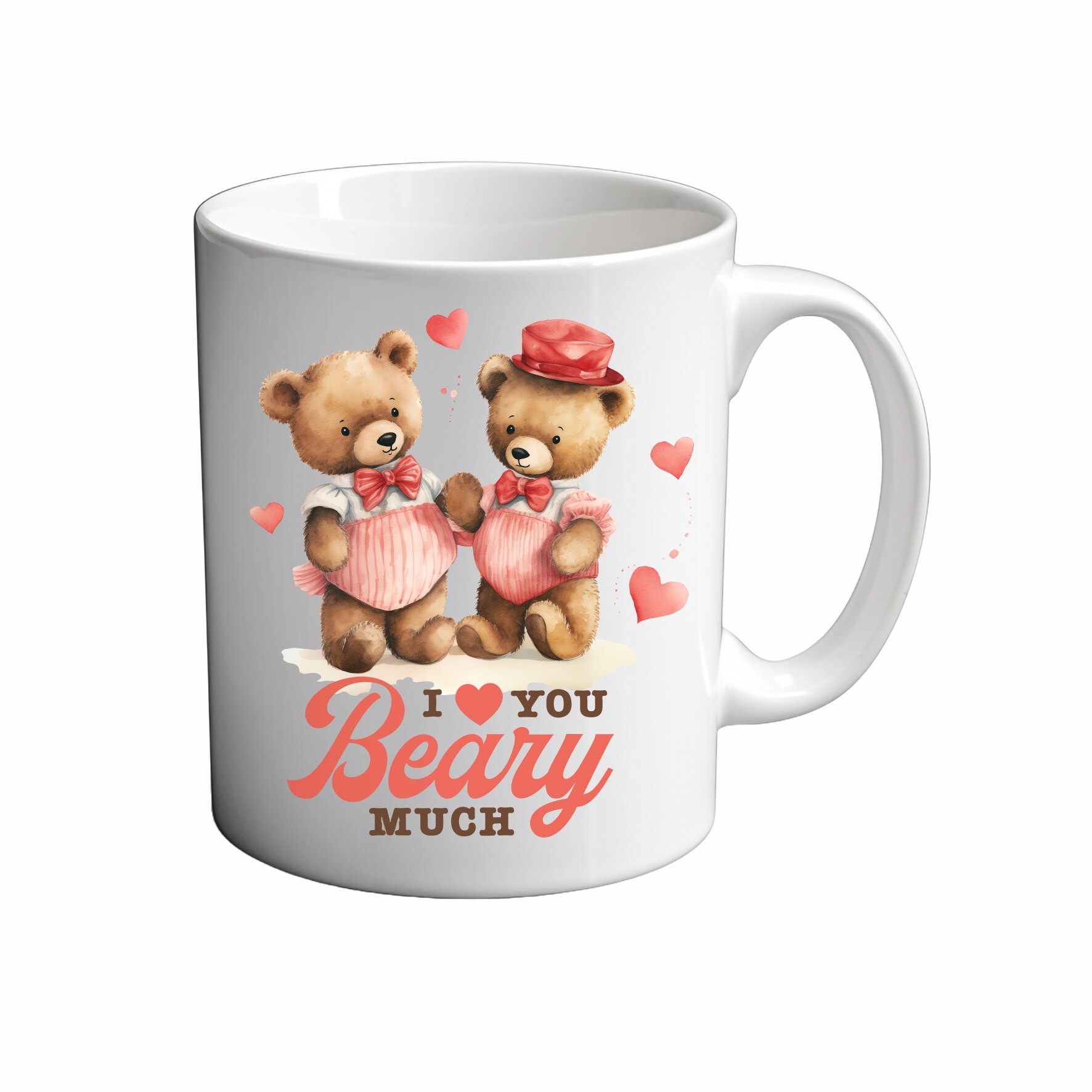 Cana Valentine, Inedit Print, CP76V3, Ceramica, Alb, 330 ml - eMAG.ro