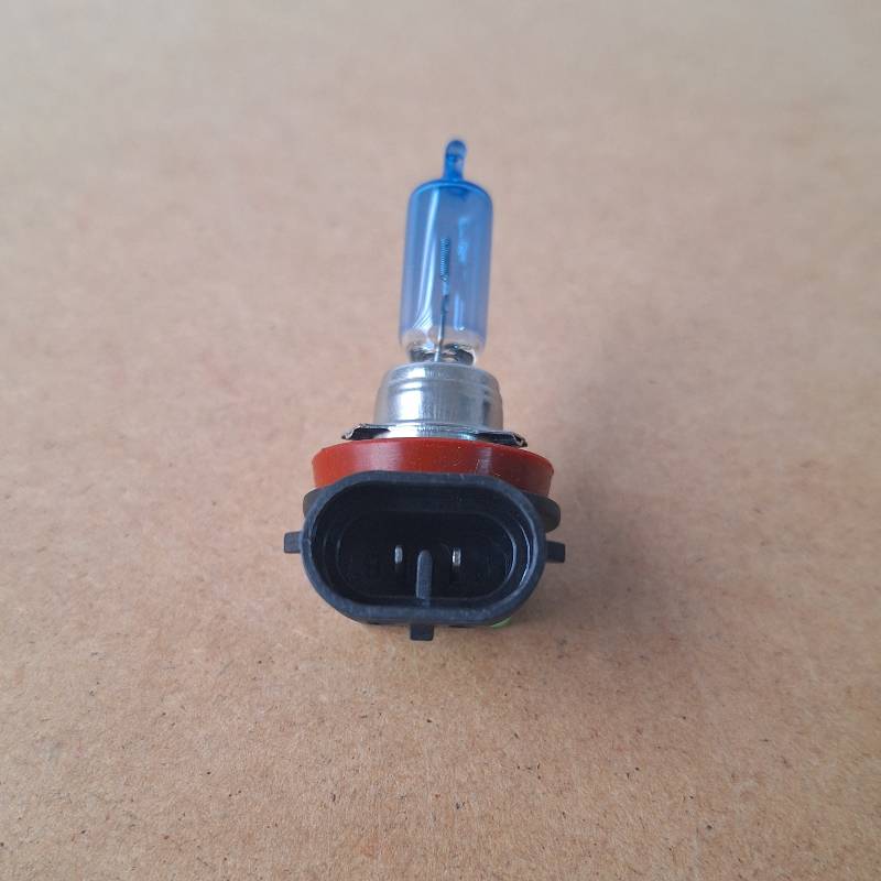 Set de 2 becuri halogen H11, 100W, Xenon Look, 12V, lumina alba 5000K ...