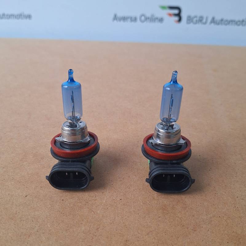 Set de 2 becuri halogen H11, 100W, Xenon Look, 12V, lumina alba 5000K ...