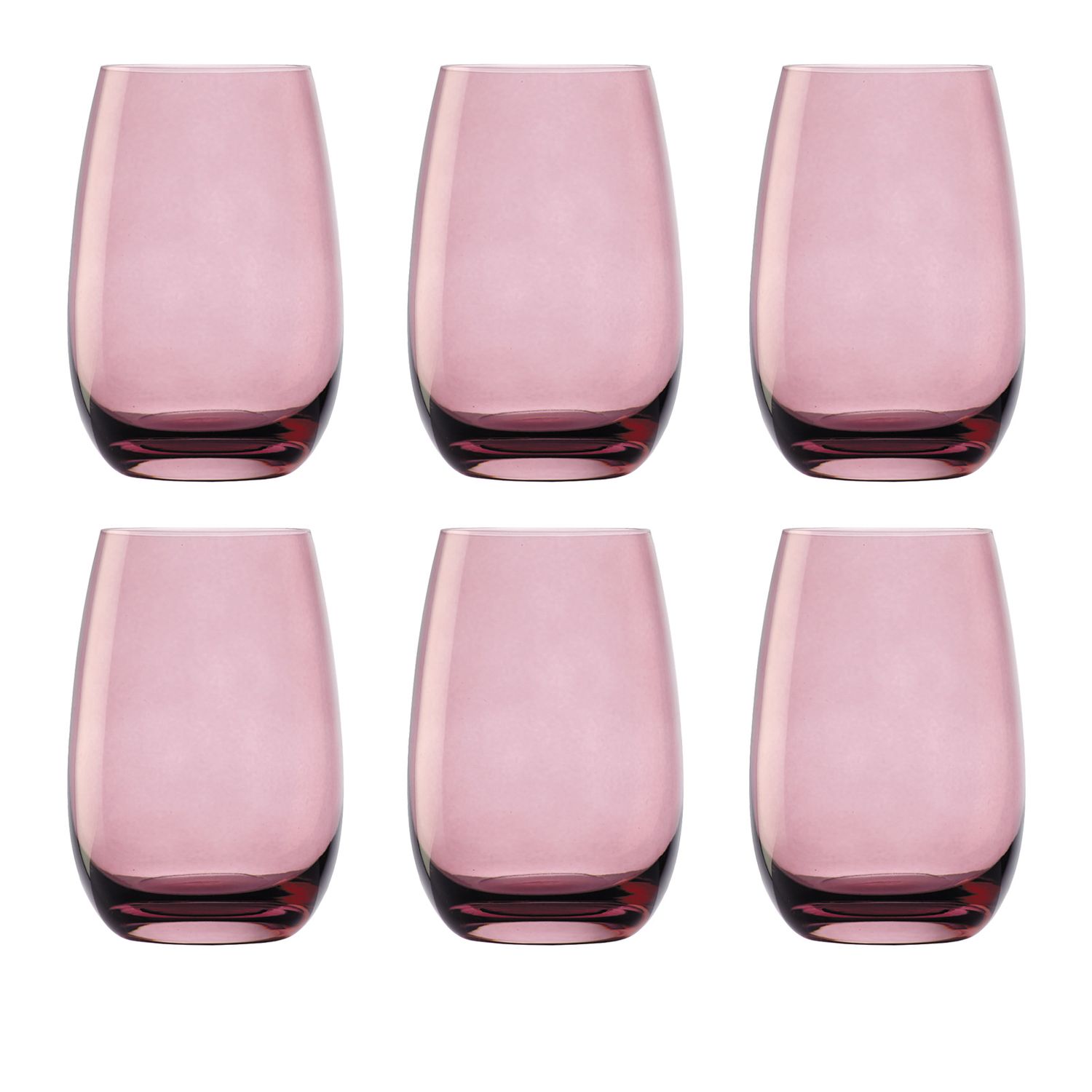 Set de 6 Pahare colorate ELEMENTS, Flieder, 335 ml - eMAG.ro