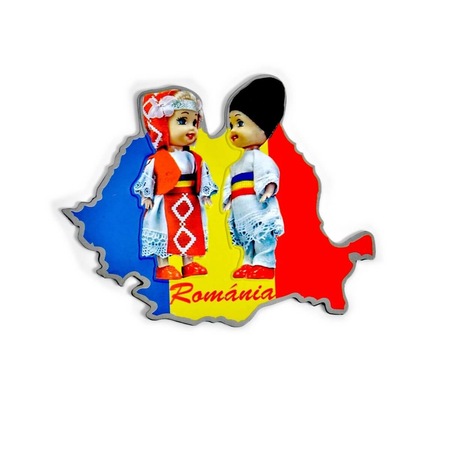Magnet suvenir Harta Costume Traditionale - eMAG.ro