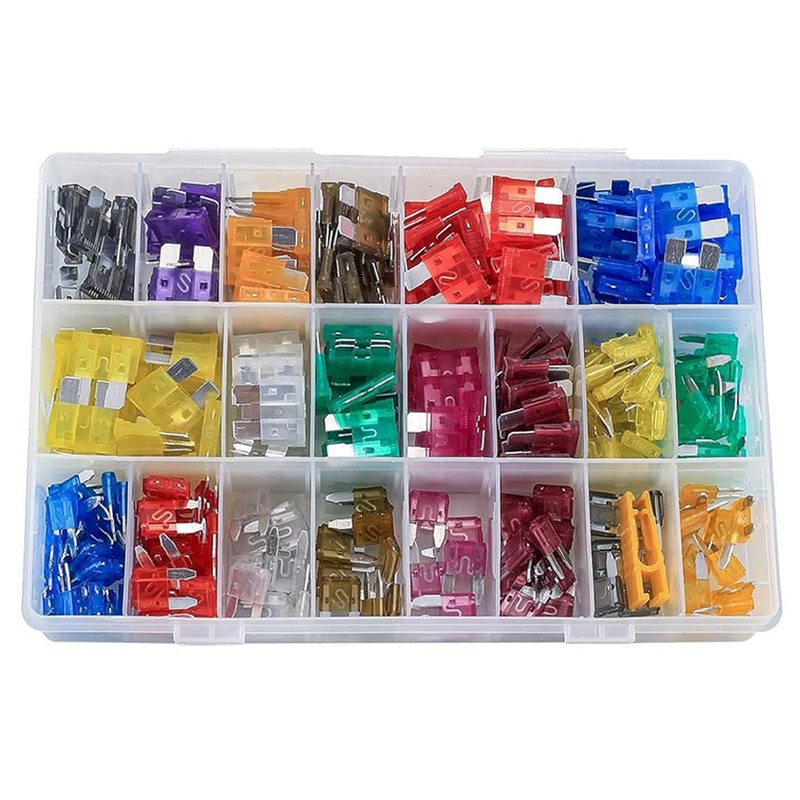 Set de sigurante auto, 300 piese, Potrivit pentru masini/RV-uri ...