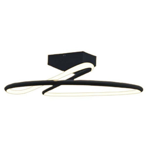 Plafoniera LED designer 20W, neagra, 4000K - eMAG.ro