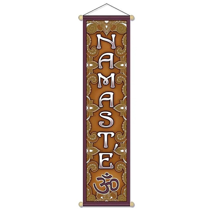 Голям банер Namaste 30x120 см - eMAG.bg