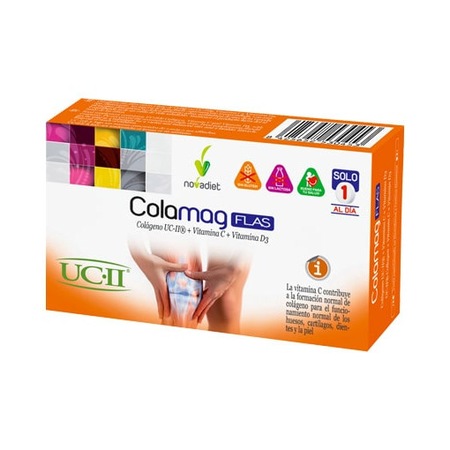 Supliment Alimentar, COLAMAG FLAS UC-II® cu Colagen tip II nedenaturat, Vitamina D3 si Vitamina ...