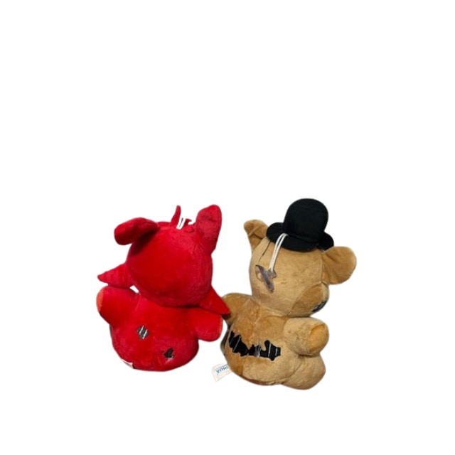 Set 2 figurine Freddy, faimosul joc Five nights at Freddy's, rosu si ...