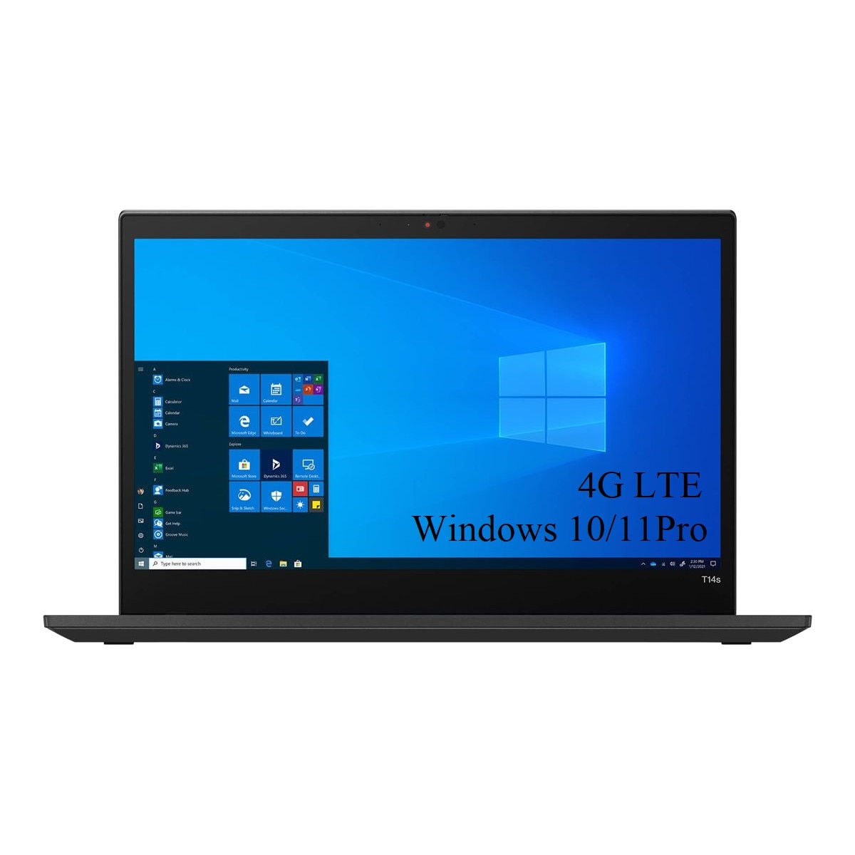 Лаптоп Lenovo ThinkPad T14s Gen 2 AMD, 14" FHD IPS 300nits, AMD Ryzen 7 ...