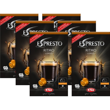 Set 6x Capsule Cafea Espresto Ritmo, 96 Capsule, compatibile BeanZ ...