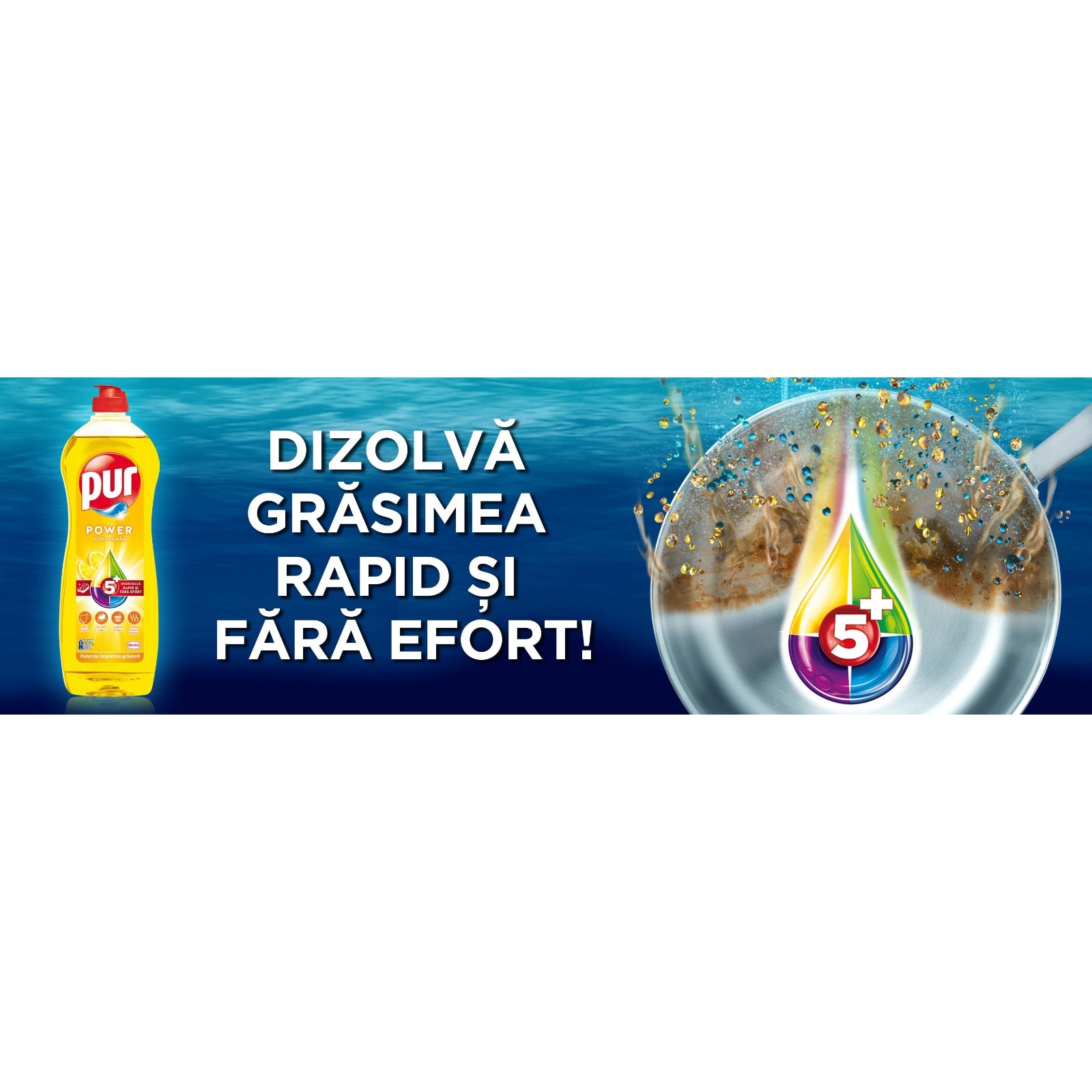 Detergent de vase Pur 1, 2 L -portocala - eMAG.ro