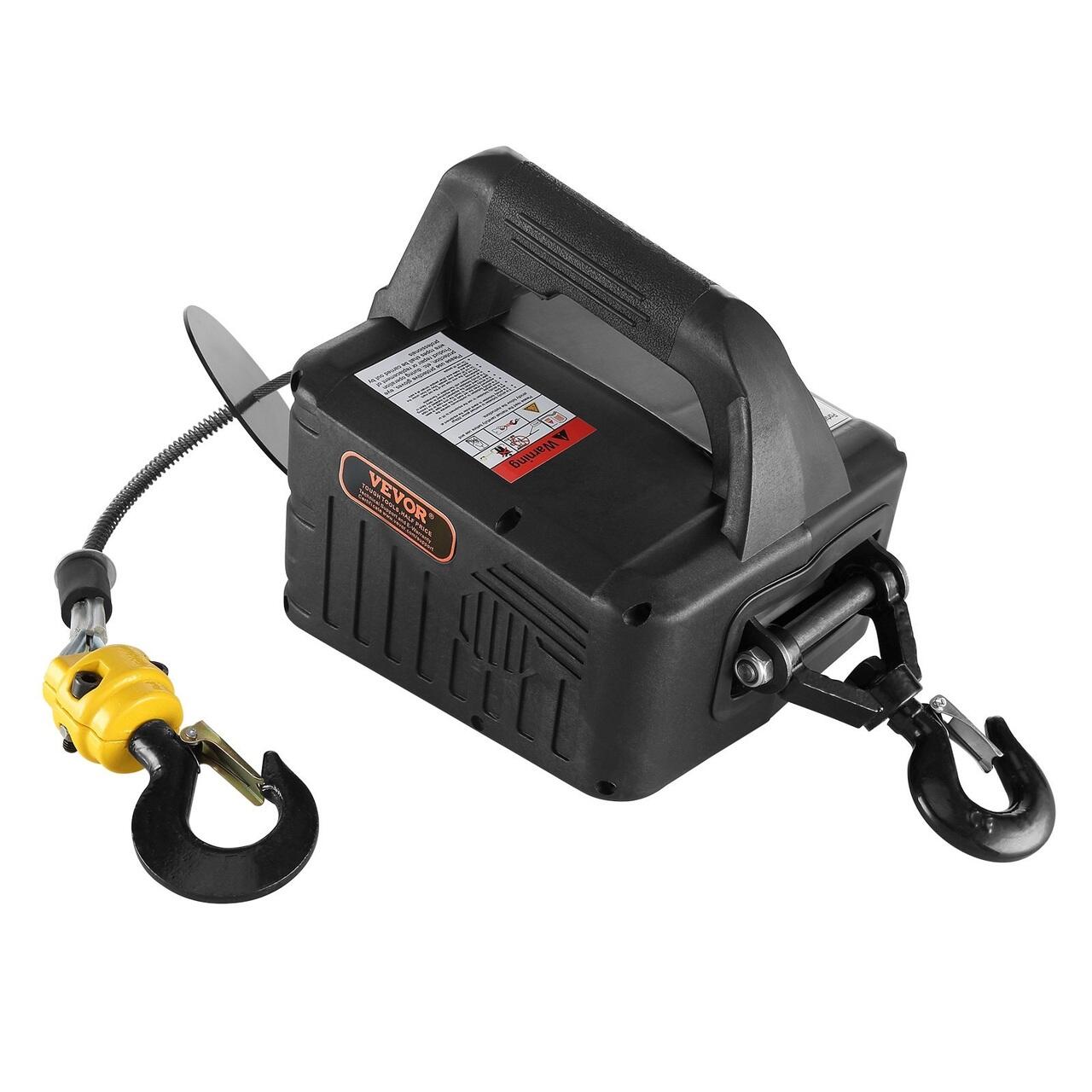 Electropalan portabil Vevor 2 in 1, Inaltime 7 m, max 500 kg, 4m/min ...