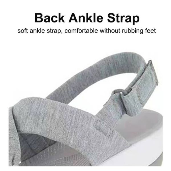 Sandale de vara dama, Amalfi, Gri - 37/38 - eMAG.ro