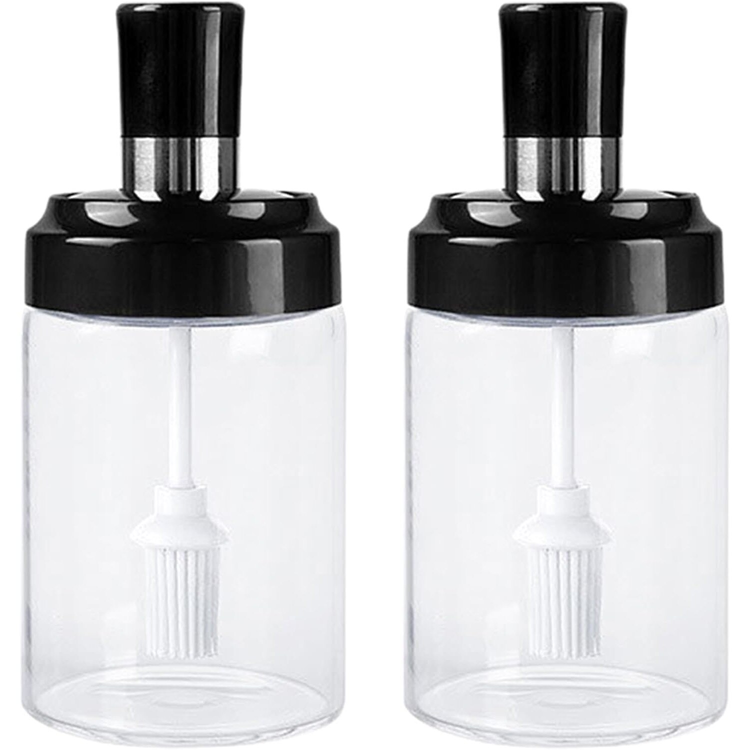 Set 2 Oliviere cu Pensula Miraza, Sticla, pentru Ulei, Sos, Otet, 250 ...
