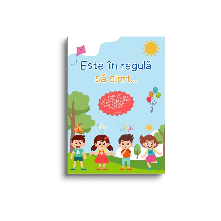 Pachet ghid educativ despre emotii, harta emotiilor si marker - eMAG.ro