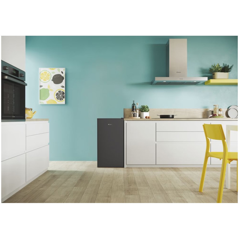 Frigider cu o usa Candy CHASD4385EBC, 90 l, Clasa E, H 85 cm, Negru ...