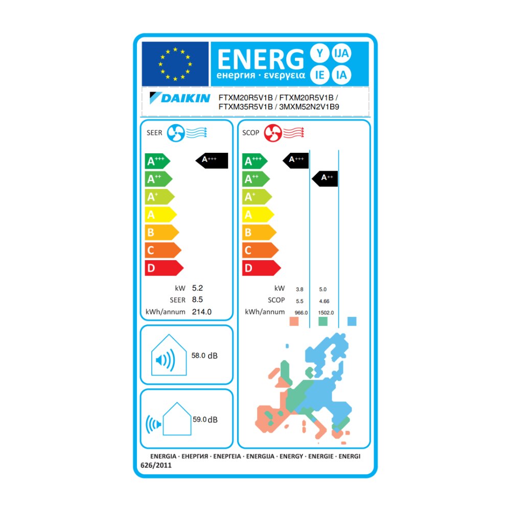 Aparat de aer conditionat multisplit Daikin Bluevolution cu doua ...