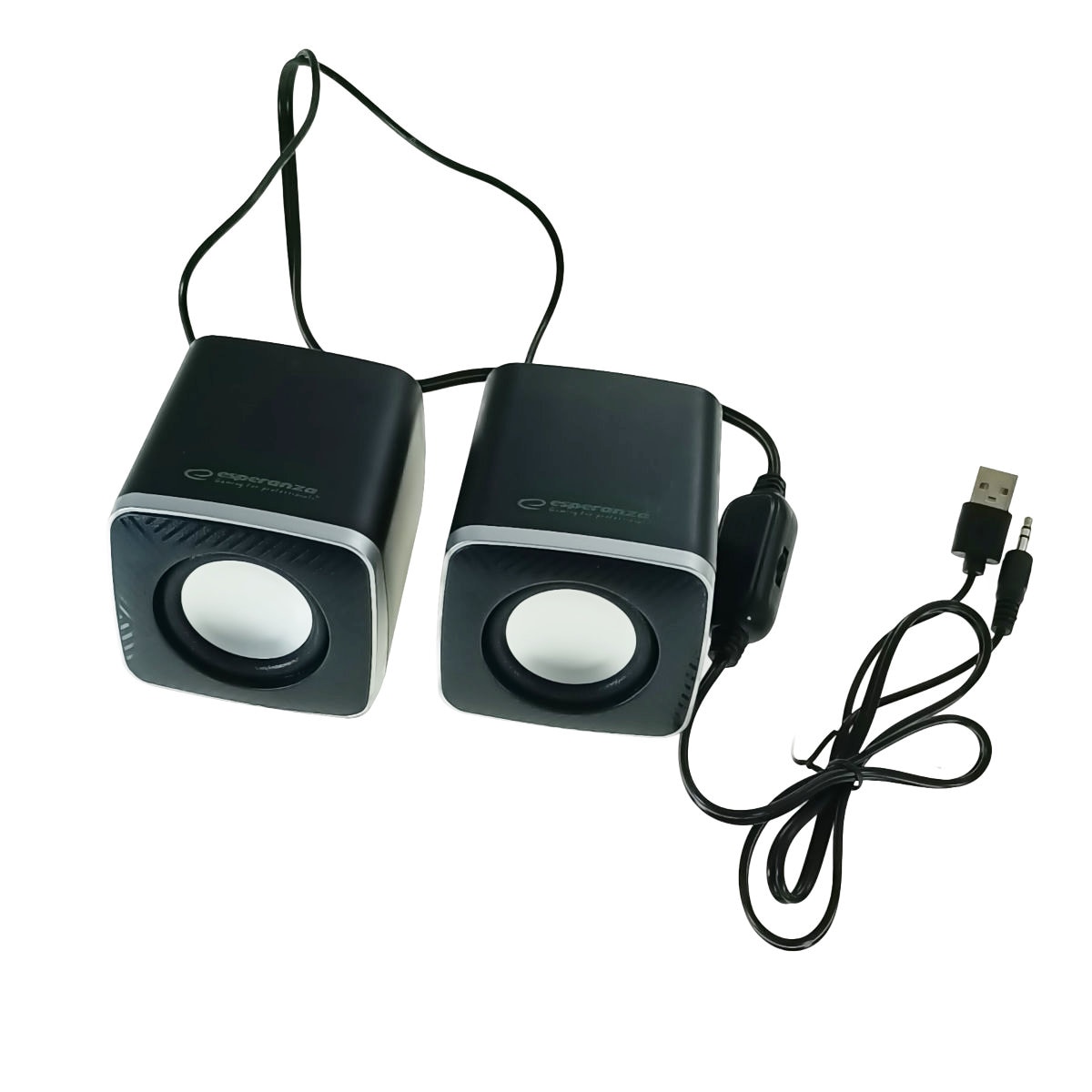 Boxe 2.0 stereo, iluminate LED, USB, 6W, Esperanza Ambient, control ...