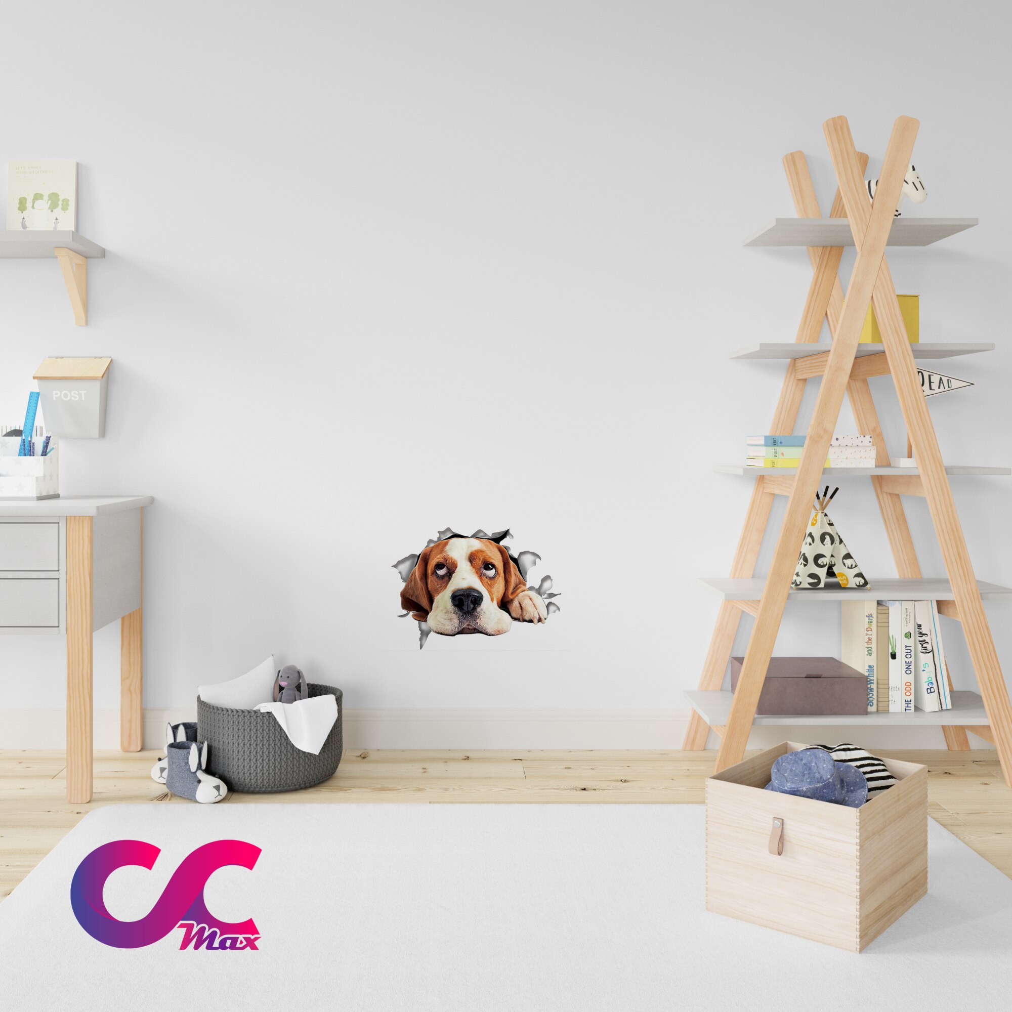 Sticker Decorativ Autoadeziv Ccmax, Caine Beagle, 170 x 230 mm - eMAG.ro