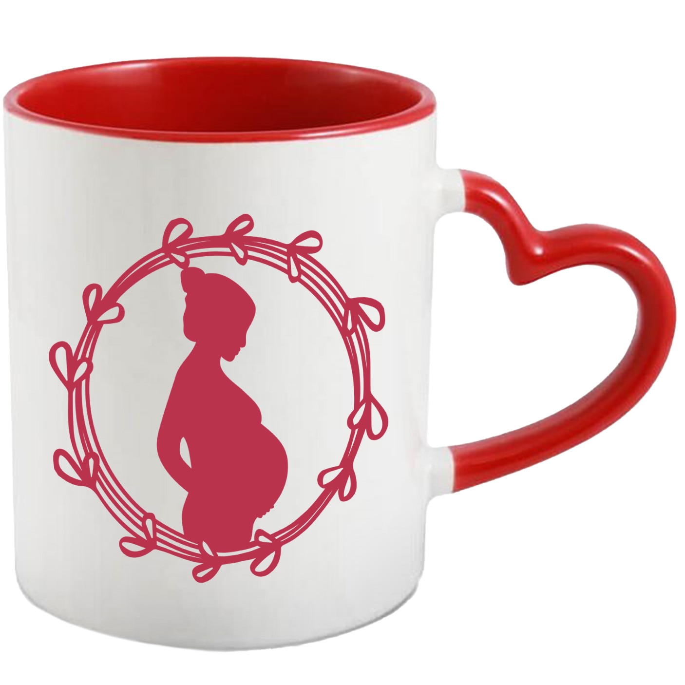 Cana cu Femeie Insarcinata, Forma de Cerc, Mama, Mama si Copilul in ...