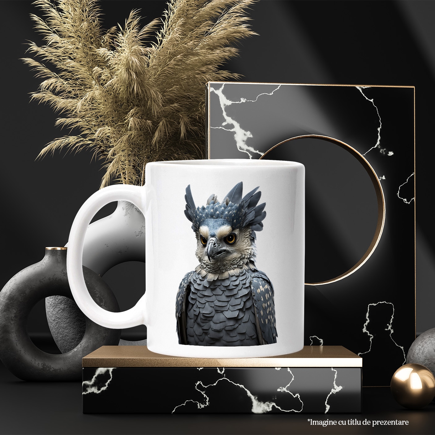 Cana cu Portret Pasare din Fata, Pasare Fiorosa, Pasare cu Pene ...