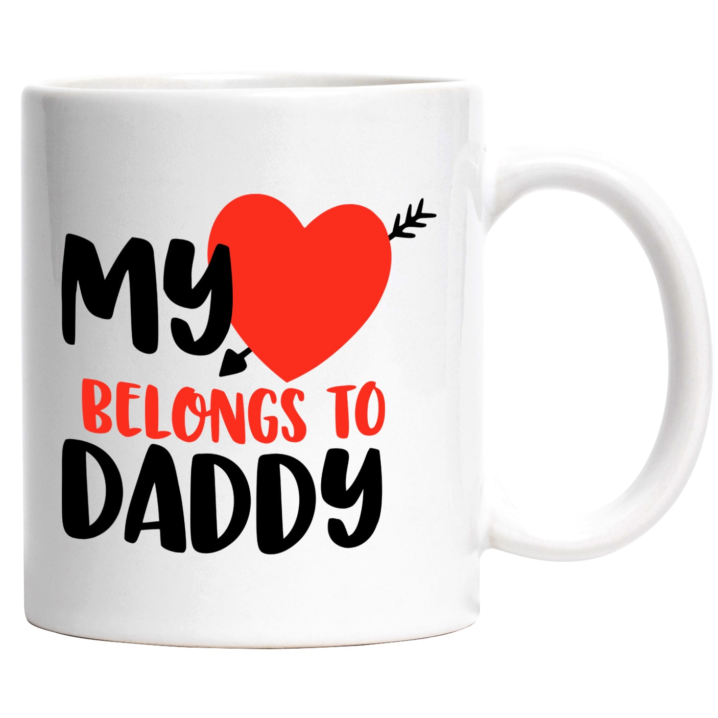 Cana cu Textul in Engleza My Heart Belongs To Daddy, Inima ii Apartine ...