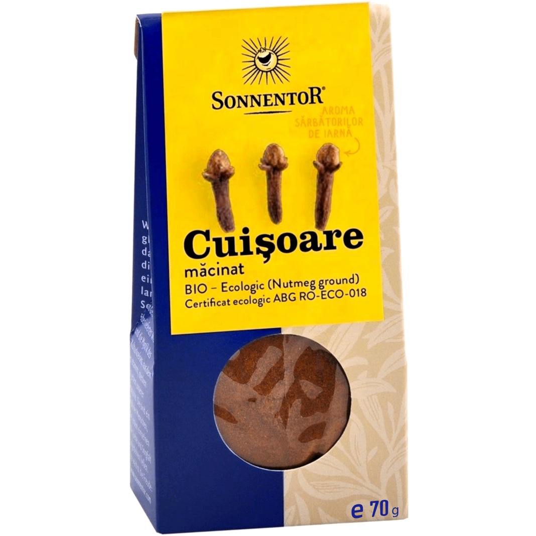 Pudra de Cuisoare (Syzygium aromaticum), 100% natural, fara aditivi, 70g, Sonnentor - eMAG.ro