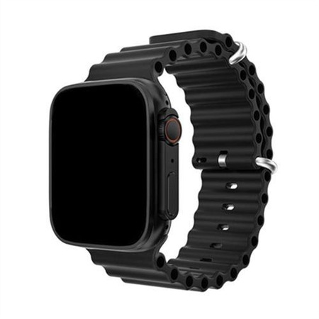 Smartwatch WS68 Ultra Loud Speaker, черна каишка, безжично зареждане ...